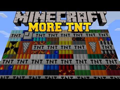 Minecraft: More TNT Mod! (150+ NEW TNT)