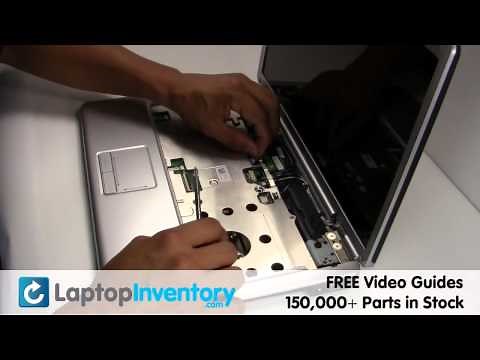 Dell Inspiron 1525 1545 Touchpad Guide - Install Fix Replace - Palmrest Mouse button - Laptop