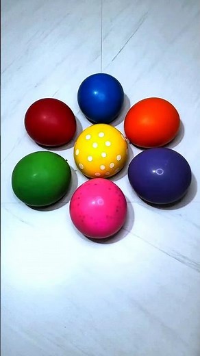 🎈 7 Color Balloons | Bright & Satisfying Balloon Pattern | Relaxing Visuals #dotballoon #shorts