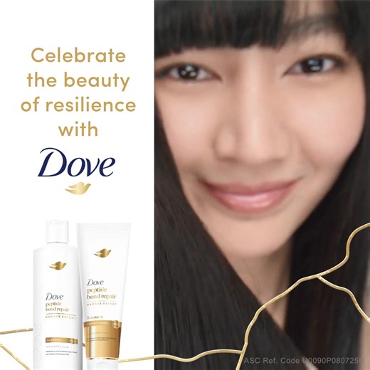 46 reactions | Get hair reborn 20x stronger with the NEW Dove Peptide Bond Repair! strength due to less breakage, vs. non-conditioning shampoo, with regular system use ASC REF No. U0172P072225D | Dove | Facebook