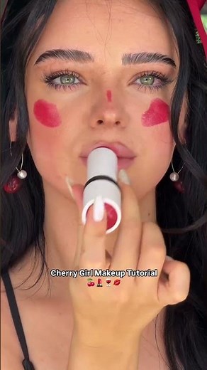 Cherry girl makeup tutorial 🍒💄🍷💋|florttebeauty_official Makeup |