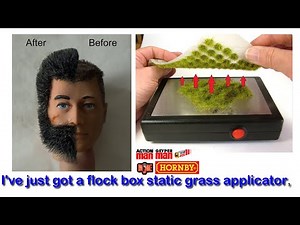 Miniature Model grass flocking machine flock box