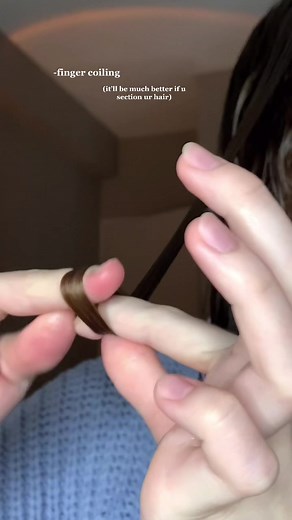 How to Finger Coil Curly Hair Tutorial
