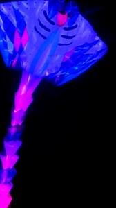 Party mode: ON. The LED manta ray kite is lit and ready to dance the night away — lighting up the sky and owning the dance floor from above! | Holland Kite Team