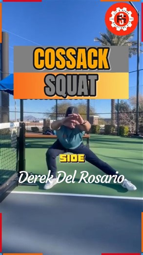Pickleball Performance Coach | Faith & Fitness Mentor on Instagram: "Pickleball is a game of Lateral Intensity. We move left. We move right. We lunge for the dink. If you aren't training your "Single Leg Modality," you’re asking your joints to do the work your muscles should be doing. The Cossack Squat is the ultimate "Pickleball Power Move." It mimics the exact depth and lateral stretch needed for a low kitchen battle while building bulletproof knees. How to do it : Drive the Hips: Start with a