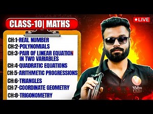 Class 10 Maths | Complete Half Yearly Guide | Most Expected Questions🔥by Kishore Sir