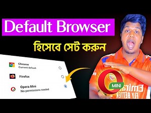 Opera Mini Super Tricks 2025|How To Use Opera Mini As a Default Browser|Opera Mini Private Folder