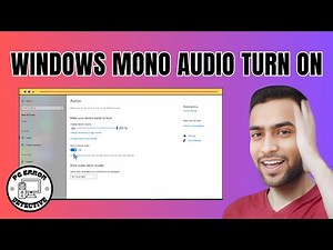 How to Turn On Mono Audio in Windows 10