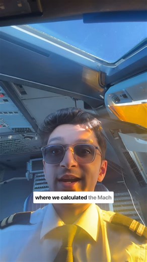 Dhruv. on Instagram: "Mach Number explained in 2 minutes while on the job. No voice over just me yelling over the engines 🤣. I did it in one take so don’t be a hater 😭 . Lmk if you learned something new and if I can explain something else. I love this stuff. . . #pilot #fyp #explore #foryou #pilotlife (Mach number, Mach, Meteorology, Flight, Mechanics, Aerodynamics, pilot, pilot life, crew life, Airbus, Boeing, Aviation, ATPL, CPL, explained, reels, simple, Rayban Meta, flight deck, flight cre