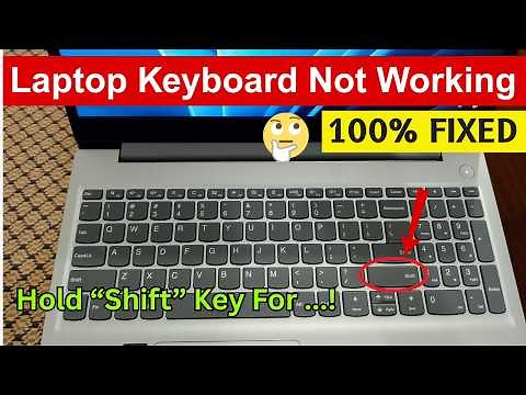 Keyboard Not Typing on Windows Laptop? Try This Simple Fix!