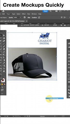 How to Create Mockups in Adobe Illustrator Fast | Quick and Easy #AdobeIllustrator, #MockupDesign