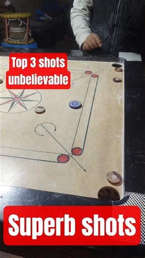 Carrom King👑 Top 3 Unbelievable carromshots || Learn How to clear blocks || #carrom #bmcarromking 😍