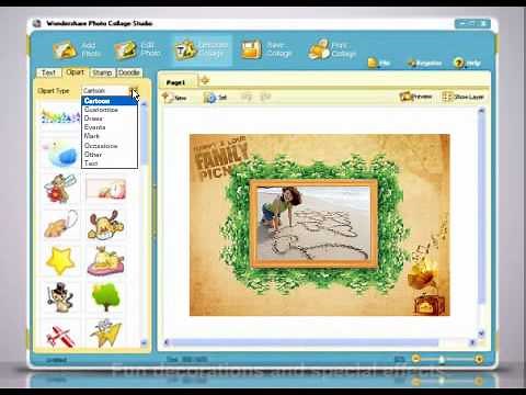 Top Collage Maker - Video Demo of Wondershare Photo Collage Studio Collage Software