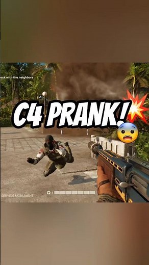 C4 PRANK ! 💥 #farcry #gamingshorts #funny #gameplay