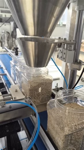 Jackson Packaging equipment on Instagram: "https://wa.me/8619020849626 Linear Feeding Machine – For automatic packaging of granular & powder materials in food, pharma, chemical & pesticide industries: chicken powder, oatmeal, pepper, detergent, tea fragments, instant drinks, coffee, sugar & loose granules. Adjustable height, supports various bottle diameters. Factory Direct · Global Service #packagingmachine #fillingmachine #powderfilling #foodprocessing #automatedpackaging bottlingline producti