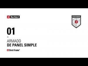 Barbieri | Video Tutorial - 01. Armado de Panel Simple