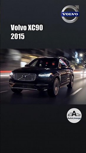 Volvo Evolution Part 3 (1998–2017) | Reinventing Safety #Volvo #XC90 #VolvoS90 #CarEvolution