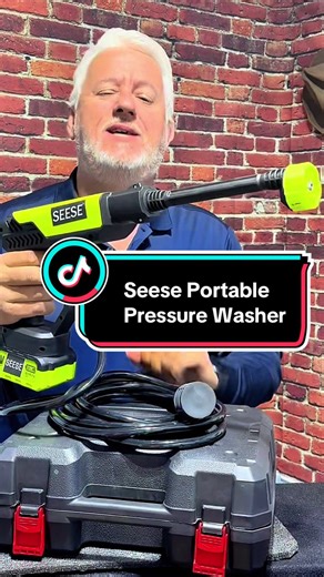 It's great for washing the car, boat, windows, siding, hard floors, and more. 21V Lithium Battery gives you 30 minutes of runtime at 1000 max PSI. includes battery, charger, and hard case. Excellent gift for him. #pressurewasher #giftsforhim #dadstuff #tiktokshopcreatorpicks #tiktokshopholidayhaul