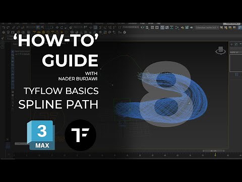 'How-to’ guide - TyFlow Basics - Spline Path Simulation - Tutorial 08