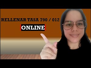 📝How to fill out and pay form 790/012👉🔜 (step by step)✅