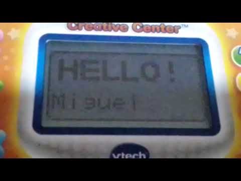 VTech Write & Learn Creative Center startup and shutdown