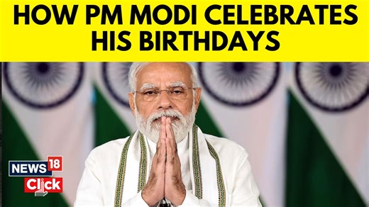 How Prime Minister Narendra Modi celebrated his birthdays over the years! #PMModi #HappyBirthdayPMModi #IndiaNews | News18