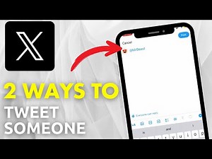 2 Ways To Tweet Someone On Twitter / X (EASY!)