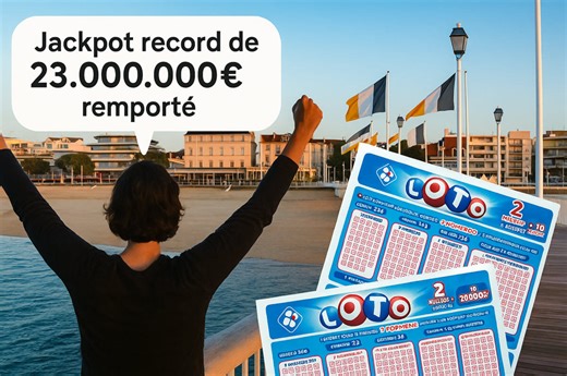 Loto FDJ : un gagnant en Gironde remporte le jackpot record de 23 millions d'euros,