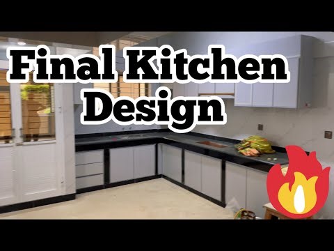 Modern Open Kitchen Design | Final Look with Complete Finishing