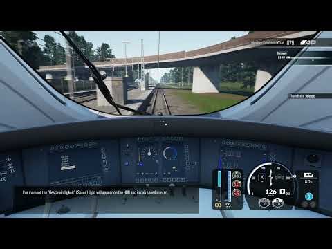 Driving an advanced train in TrainSim 5