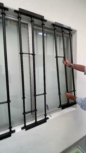 Security Window Bars🪟Installation for thin frames for both interior or exterior frames 🪟 window bars