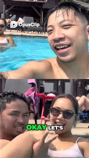 Pool side interviews, chill swimming session