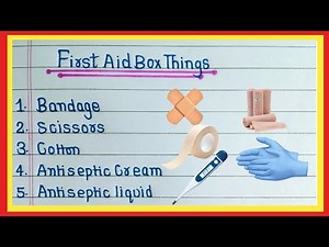 Things to keep in first aid box | 15 first aid box Things | first aid box essentials