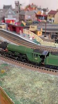 The flying Scotsman & locomotion № 1 on the model railway #00gauge #hornby #Trix #flyingscotsman