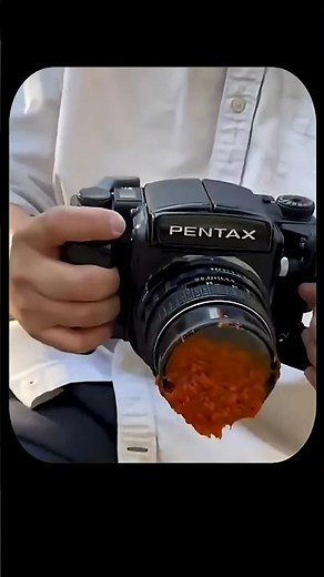 Photography Hack: Korean Photographer Dips Camera In Tomato Sauce For Amazing Photo Effect! #shorts