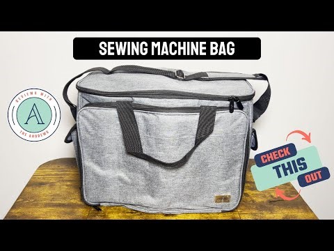 Store Sewing Machine, Thread & Accessories in this Sewing Machine Carrying Case