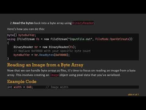 How to Read and Save Images Using Byte Arrays in Emgu.CV