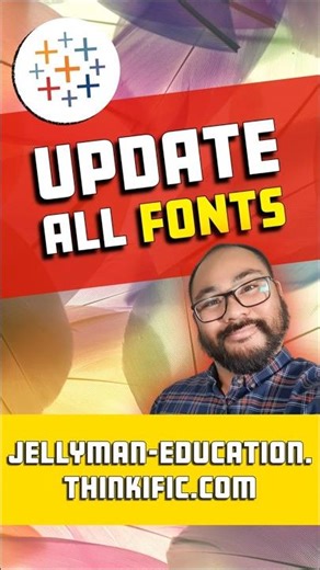 How to Change the Font Across Your Entire View in Tableau #tableau #dataviz #analytics