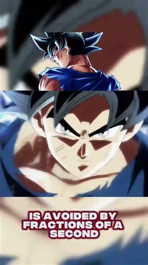 Goku uses UI for the first time