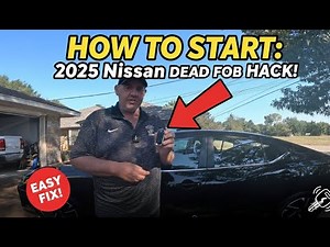 2025 Nissan Sentra How to Start with a Dead Key Fob