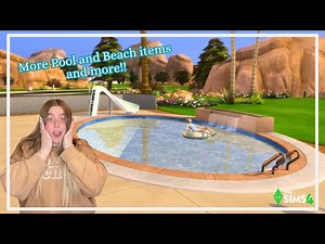 🏖️ The Sims 4 Pool Day Just Got Better! | Cool Pool Mods, Slides, Floats & More 💦🛝