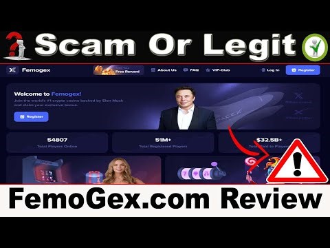 FemoGex.com Review ⚠️ Elon Musk Gaming App or Fake Money-Making Scam? Truth Exposed!
