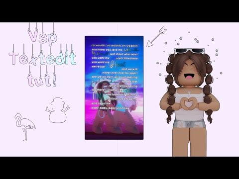 vsp textedit tutorial!!💞 #tutorial #textedit #vsp #tut #edit @YourFav_Lilli