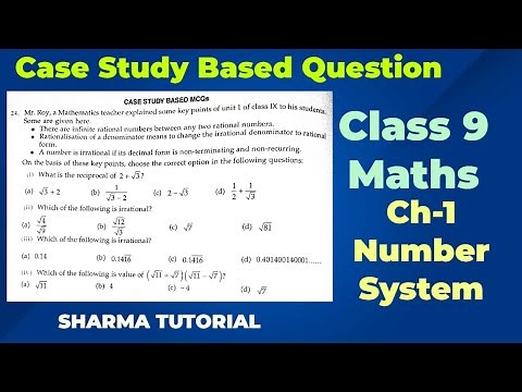 Class 9 Case Study based Question Chapter 1 Number System | Mr. Roy a Mathematics teacher explained