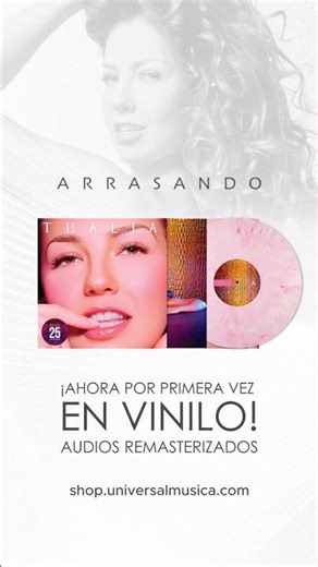 Thalia - Tres eras, un legado, por primera vez en vinilo 🩷💿