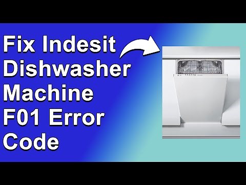Indesit Dishwasher Machine F01 Error Code (Understand Why It Happens And How To Resolve The Error)