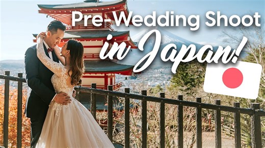 Our pre-wedding shoot in Japan!
