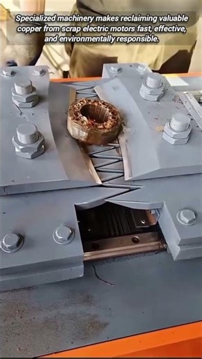 Maximize Recycling Efficiency: Copper Recovery from Motor Scrap.