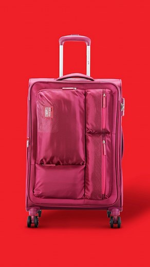 1.6K views · 81 reactions | Enjoy family vacations to the fullest by packing to your heart’s content in the all new VIP Adept. The multiple quick access pockets along with lightweight and durable polyester fabric ensures a smooth and stress free vacation. Time to pack more! #GetMoreWithVIP | VIP Bags | Facebook