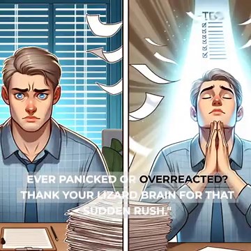 🦎 Mastering Your Inner Lizard: The Secret Power of the Amygdala! 🧠